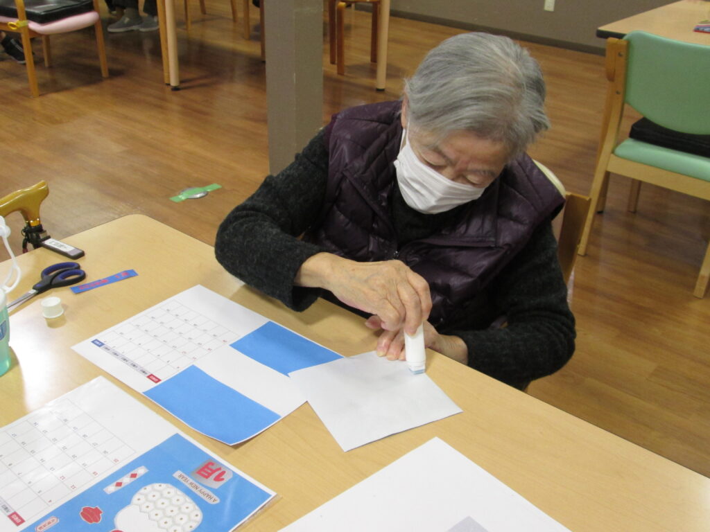 2026年1月のカレンダー作り(^O^)／ « 岩見沢市内のデイサービス ｜ 岩見沢メディカルモール デイサービスセンター あすも